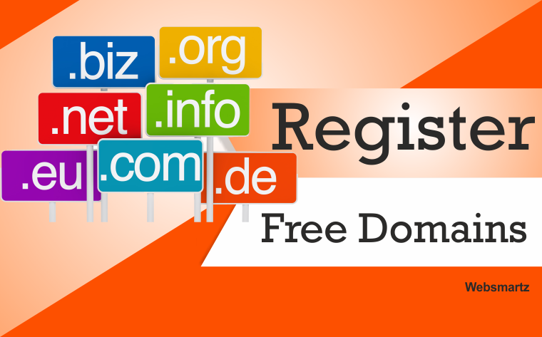Top 5 Register Free Domains Provider World Wide