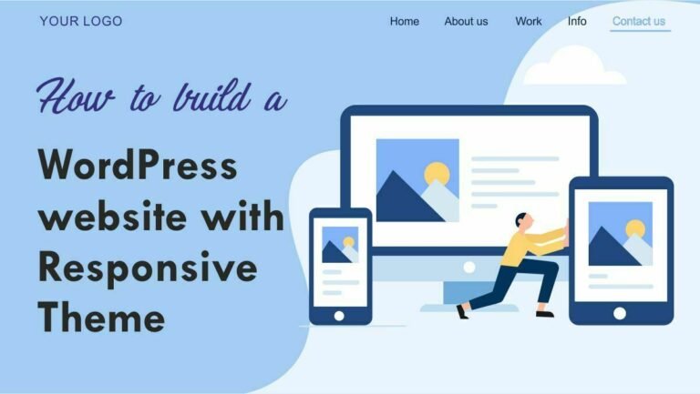 How to build WordPress website with Responsive theme % WPWebsmartz Store