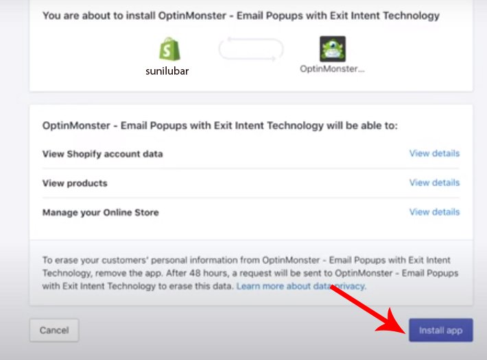 How to put a exit pop up on shopify - WPWebsmartz